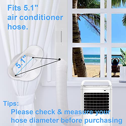 Portable Air Conditioner Window Kit, Upgrade Portable AC Window kit, Window Vent Kit with 2pack 3m Seal, Sliding AC Vent Kit for Exhaust Hose (5.1"/13cm)