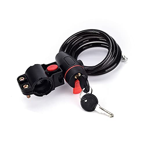 LJJSMG Universal Security Lock with 2 Keys Bike Lock Anti-Theft Steel Strong Bicycle Accessories for Bicycle Motorcycle