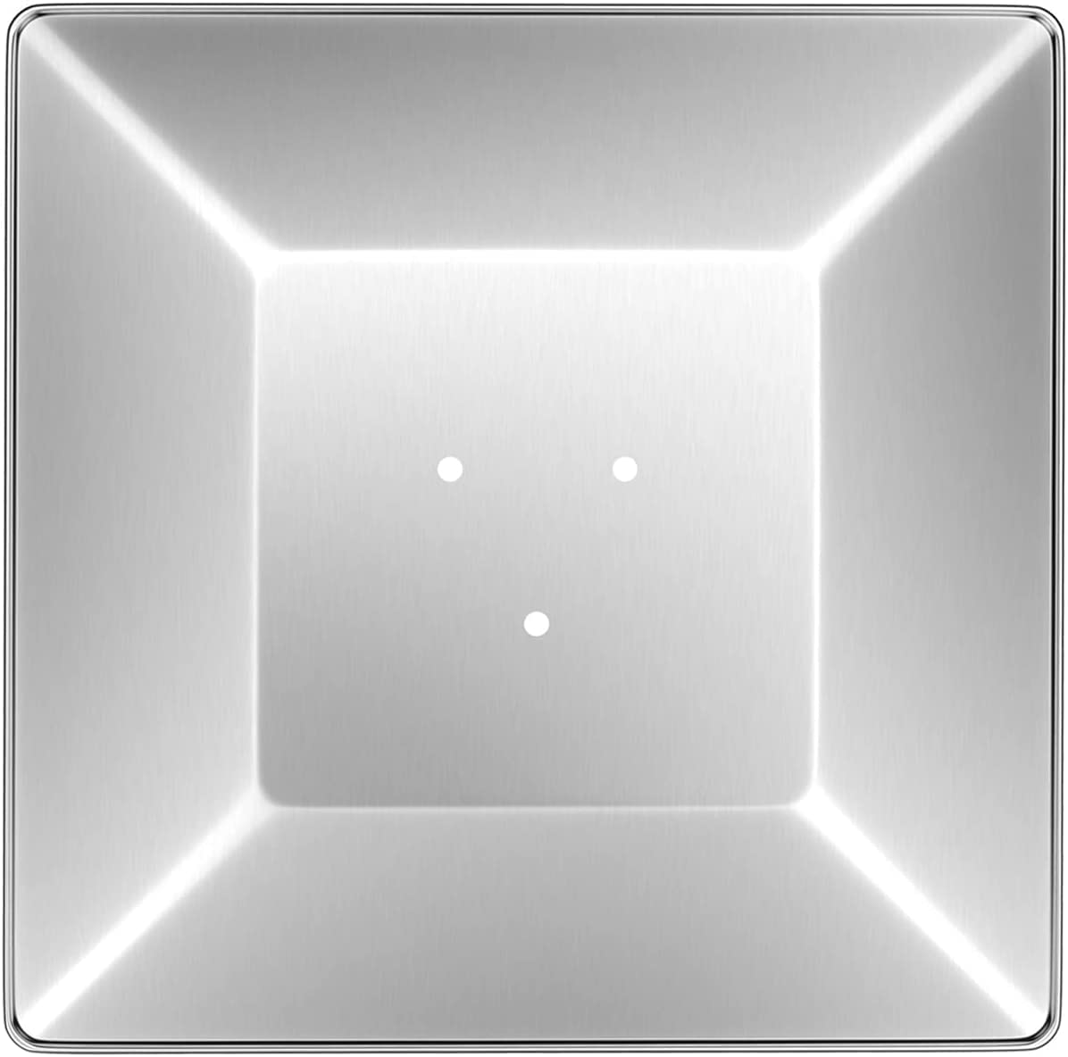 Top Hill Upgtaded Aluminum Patio Heater Reflector Shield (Square), 4 Sided Outdoor Heater Replacement Parts w/3 Pre-Drilled Holes, Universal Propane Patio Heater Parts for Energy Saving(18.5” x 18.5”)