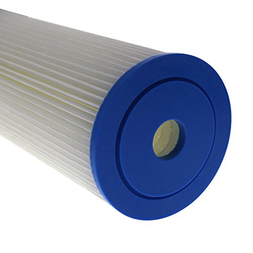 Tier1 1 Micron 20 Inch x 4.5 Inch | 3-Pack Pleated Cellulose Whole House Sediment Water Filter Replacement Cartridge | Compatible with Pentek ECP1-20BB, 255493-43, 4PAY4, Home Water Filter