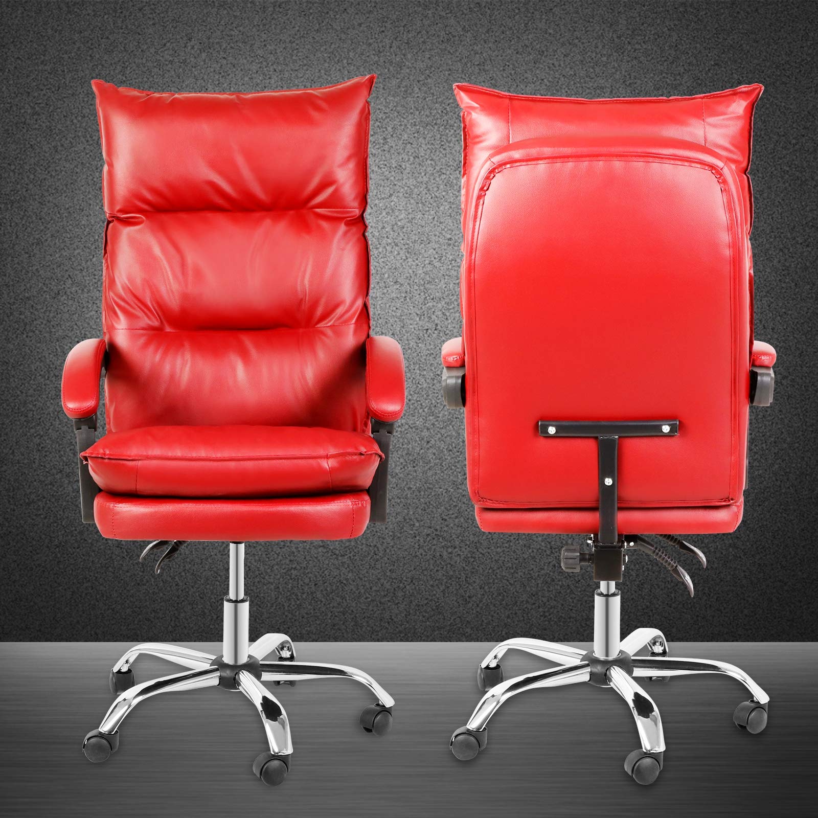 Magshion High-Back Faux Leather Ergonomic Heavy Duty Executive Swivel Office Desk Chair,