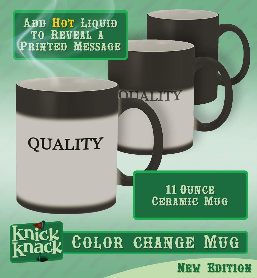 Knick Knack Gifts got officiant? - 11oz Magic Color Changing Mug, Matte Black