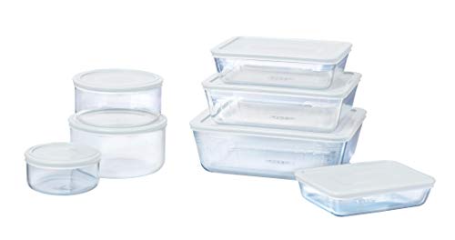 Pyrex Rectangular Dish with Plastic Lid, 2.6L