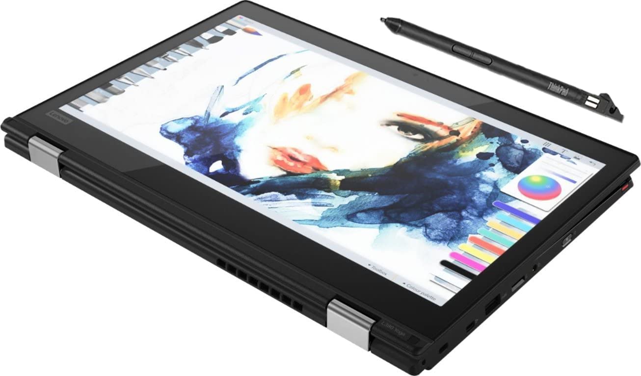 Lenovo ThinkPad L380 Yoga 2-in-1 Laptop, 13.3" FHD Touchscreen, Intel Core i5-8250U, 16GB RAM, 512GB SSD, Fingerprint Reader, Backlit Keyboard, Stylus Pen, Windows 10 Pro (Renewed)