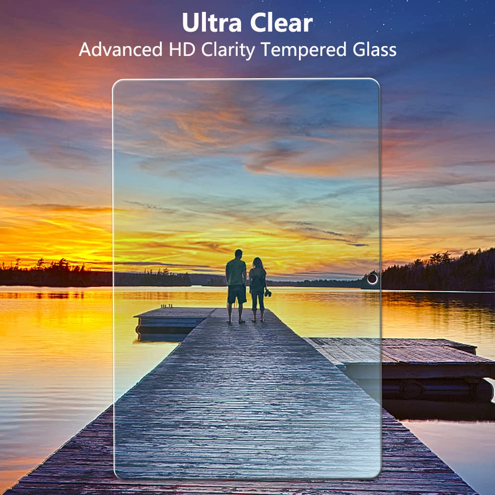 Warmyee [2 Pack] Blue Light Screen Protector for Amazon Fire HD 10/Fire HD 10 Plus/Fire HD 10 Kids/Fire HD 10 Kids Pro Tablet, Anti Glare Filter 10.1in(11th Gen, 2021 Released), Tempered Glass