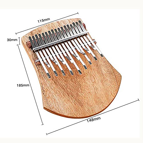 SDGH 17 Key Thumb Piano Instrument with Tune Hammer Camphor Wood Keyboard Musical Instrument