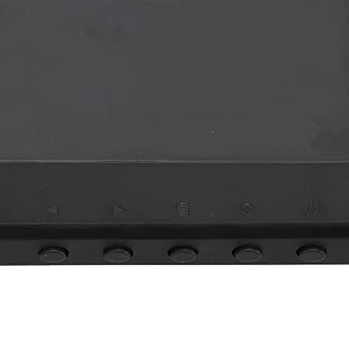 VGA AV BNC USB DC Input Monitor, 12.1in TFT LED Monitor Dual Speakers Multifunctional Easy Installation Portable 100‑240V with Remote Control for DVRs (US Plug)