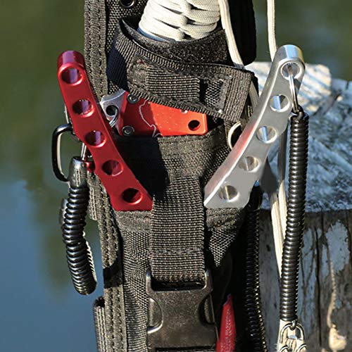 kaaka 1Pc Fishing Lanyards Boating Kayak Camping Secure Pliers Lip Grips Fish Pole Rod Protective Tackle Multipurpose Tool Red