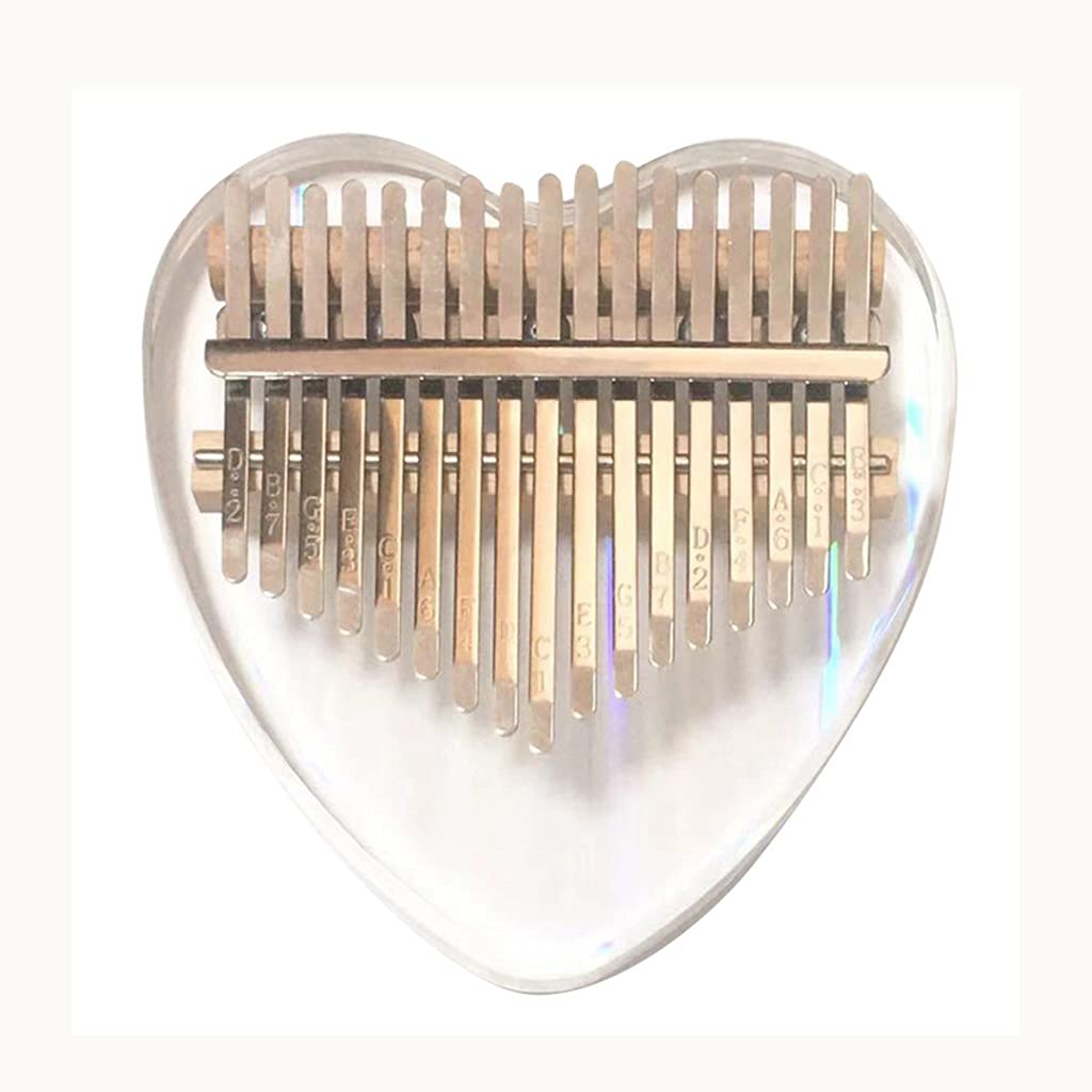 SDGH 17 Keys Colorful Kalimba Thumb Piano Portable Crystal Kalimba Acrylic Finger Piano for Kids Beginners