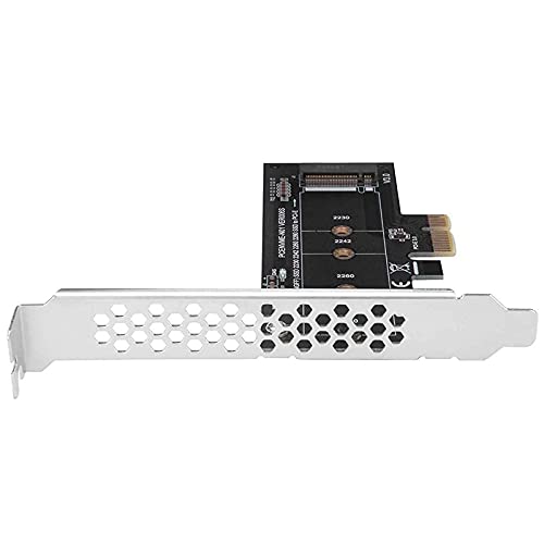 shyness 2 Pcs M.2 SSD M-Key NVME PCIe 3.0 X1 Card Adapter with Low and Full - Supports M.2 PCIe 2230, 2242, 2260, 2280