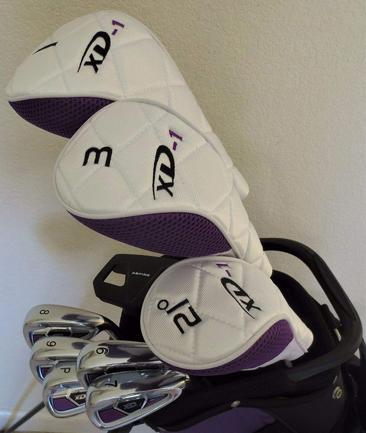 Ladies Complete Golf Club Set - Driver, Fairway Wood, Hybrid, Irons, Putter, Clubs and Stand Bag Right Hand