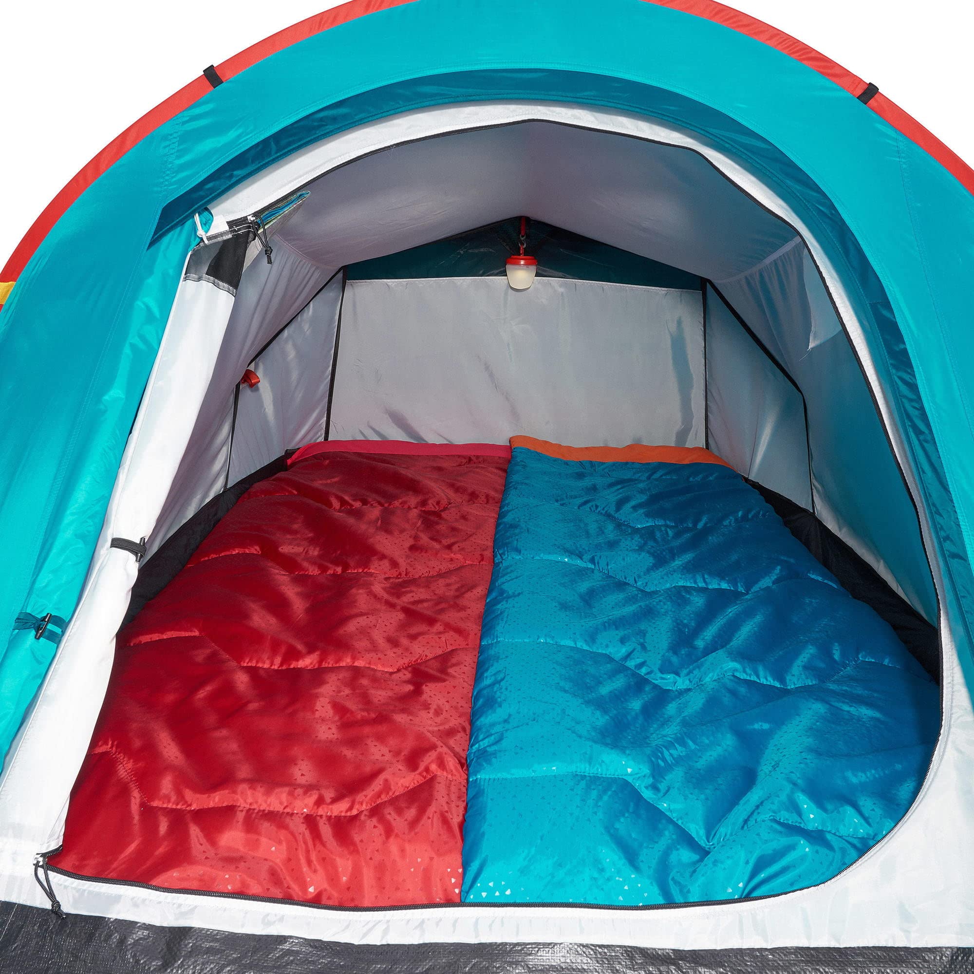 Portable Outdoor Camping Tent, Waterproof, Windproof, Instant 2-Second pop-up Tent, 47.2"X 82.7 inch, Blue, for Two People