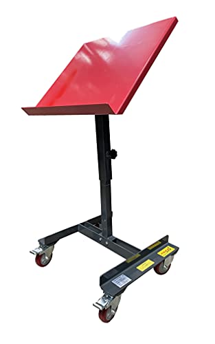 Tilting Work Stand, 150lbs Capacity, Steel, 22x21", 28 to 38" Height, 45 Degree Tilting Work Table/Tilting Stand Pake Handling Tools