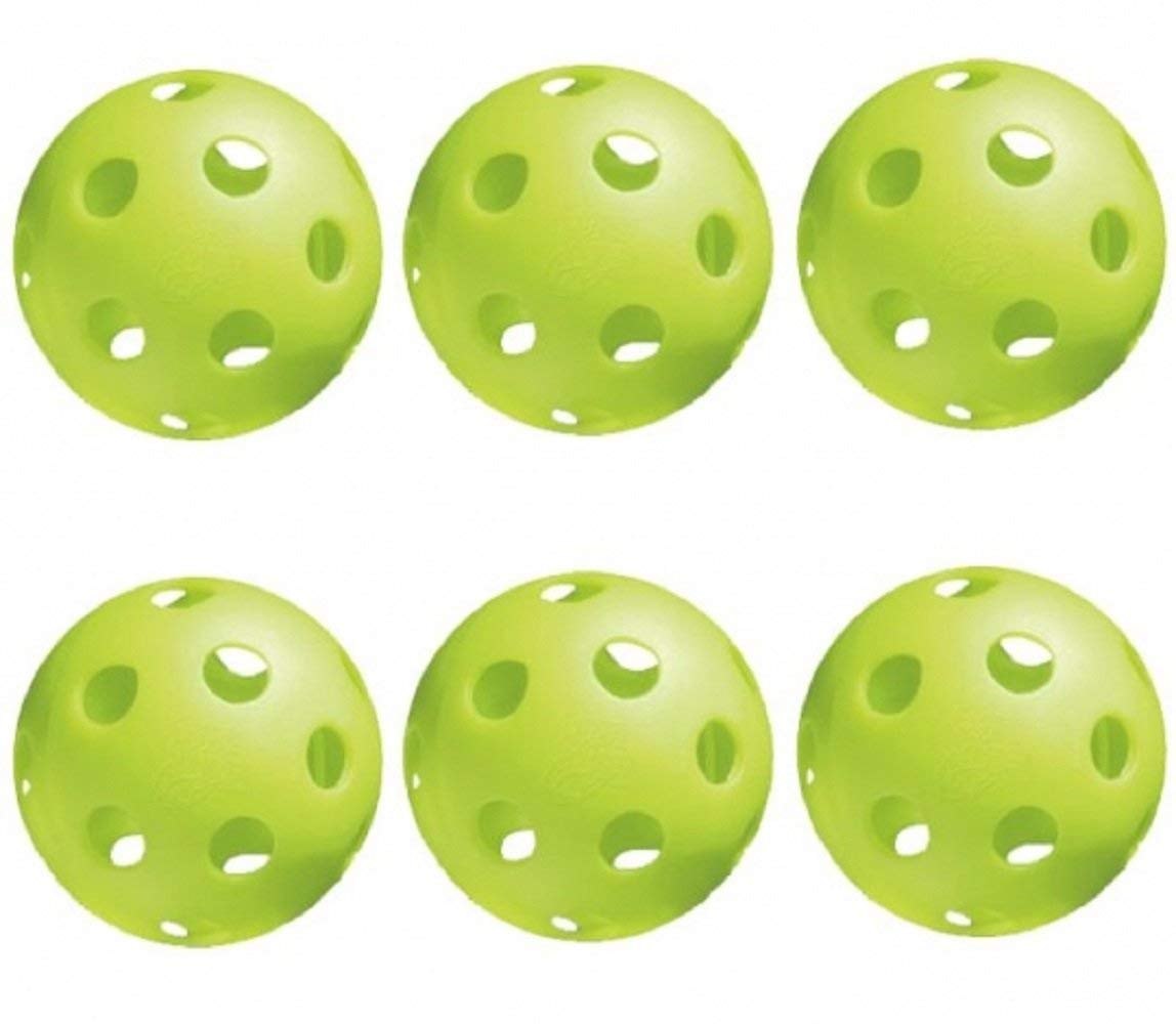 Jugs Pickleballs Lime Green - 6 Pack