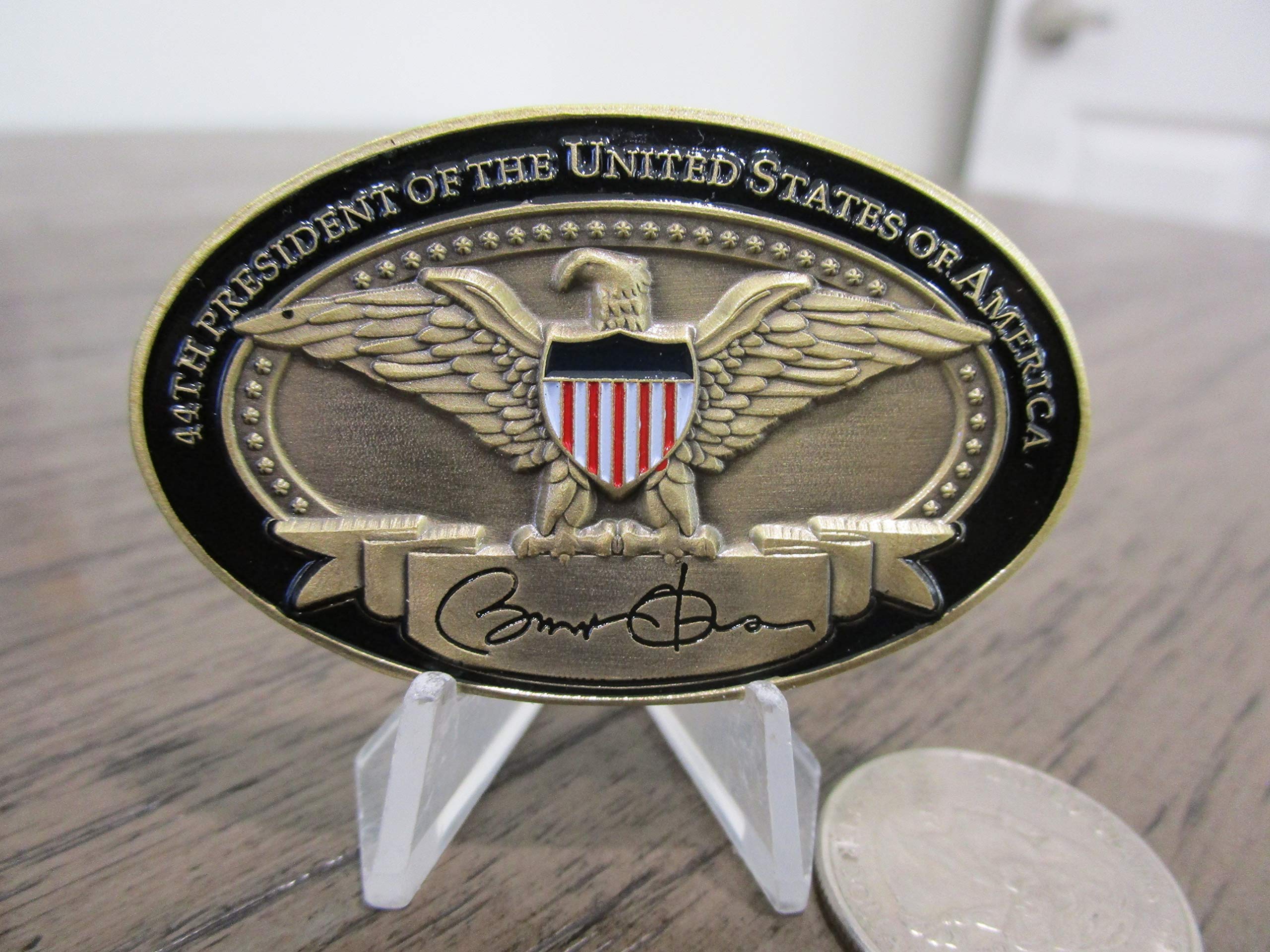 Set of 2 Barack Obama 44th President of The United States Challenge Coins
