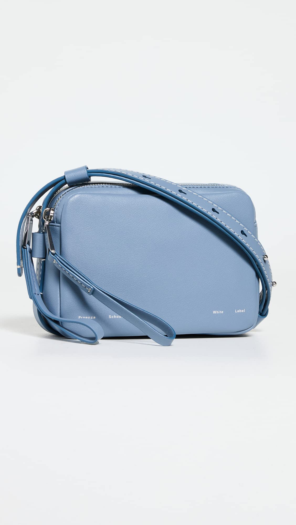 Proenza Schouler White Label Women's Watts Leather Camera Bag, Dove Grey, One Size