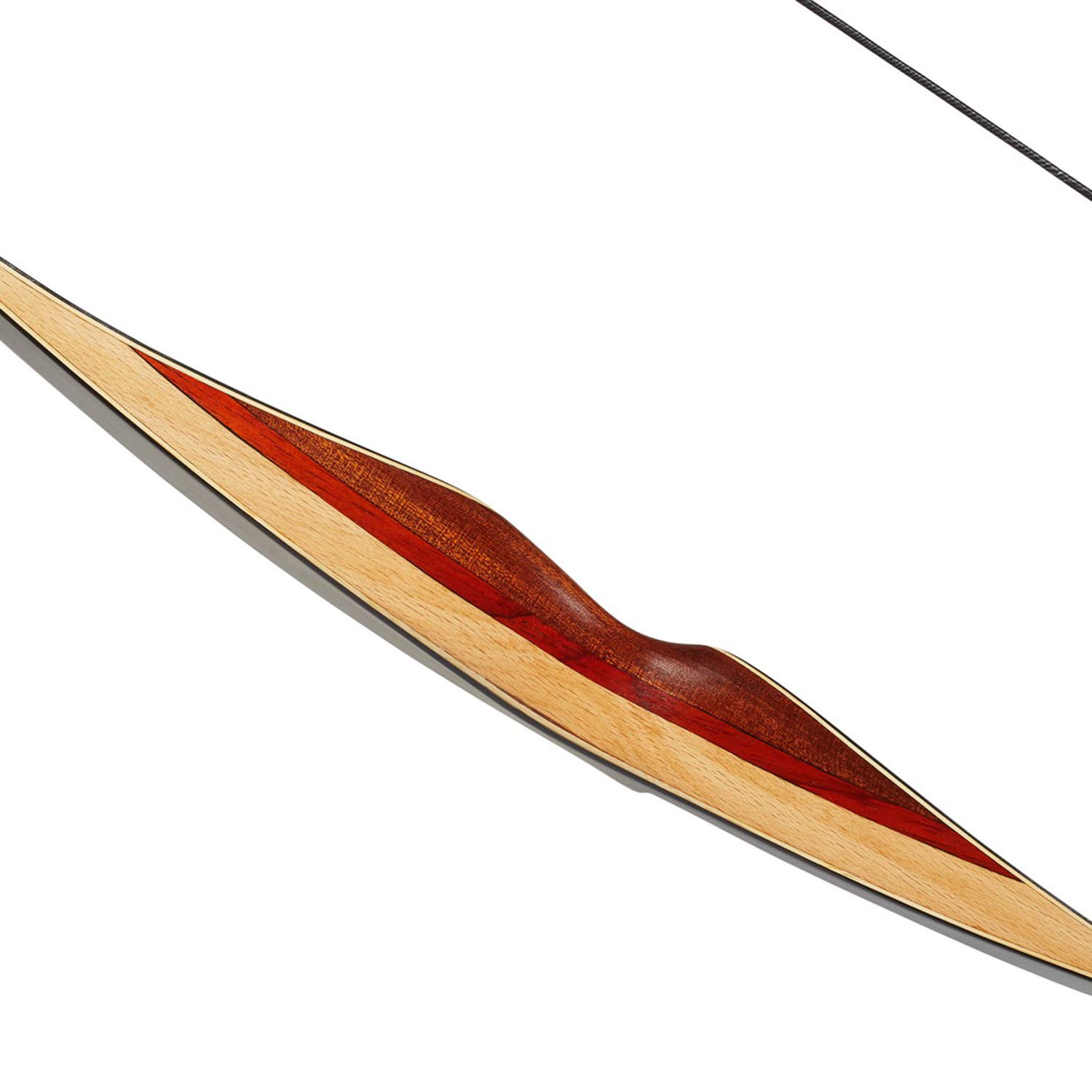 KAINOKAI 54" Traditional Laminated Recurve Bow/Archery Amercian Hunting&Target Horse Bow/Longbow Most Arrows fits,15-55 lbs for Kids Teens & Adults