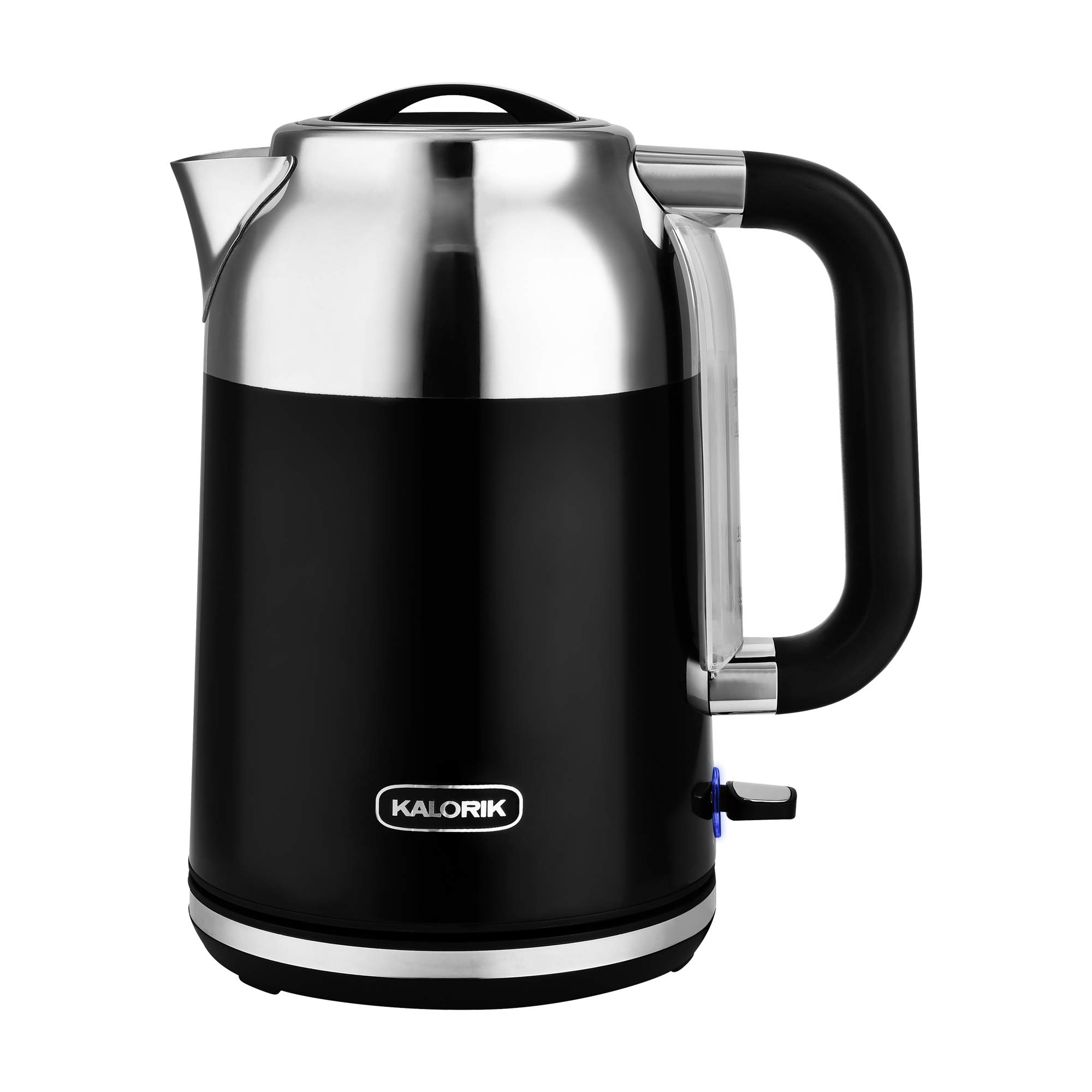 Kalorik 1.7 Liter Retro Electric Kettle (Black)