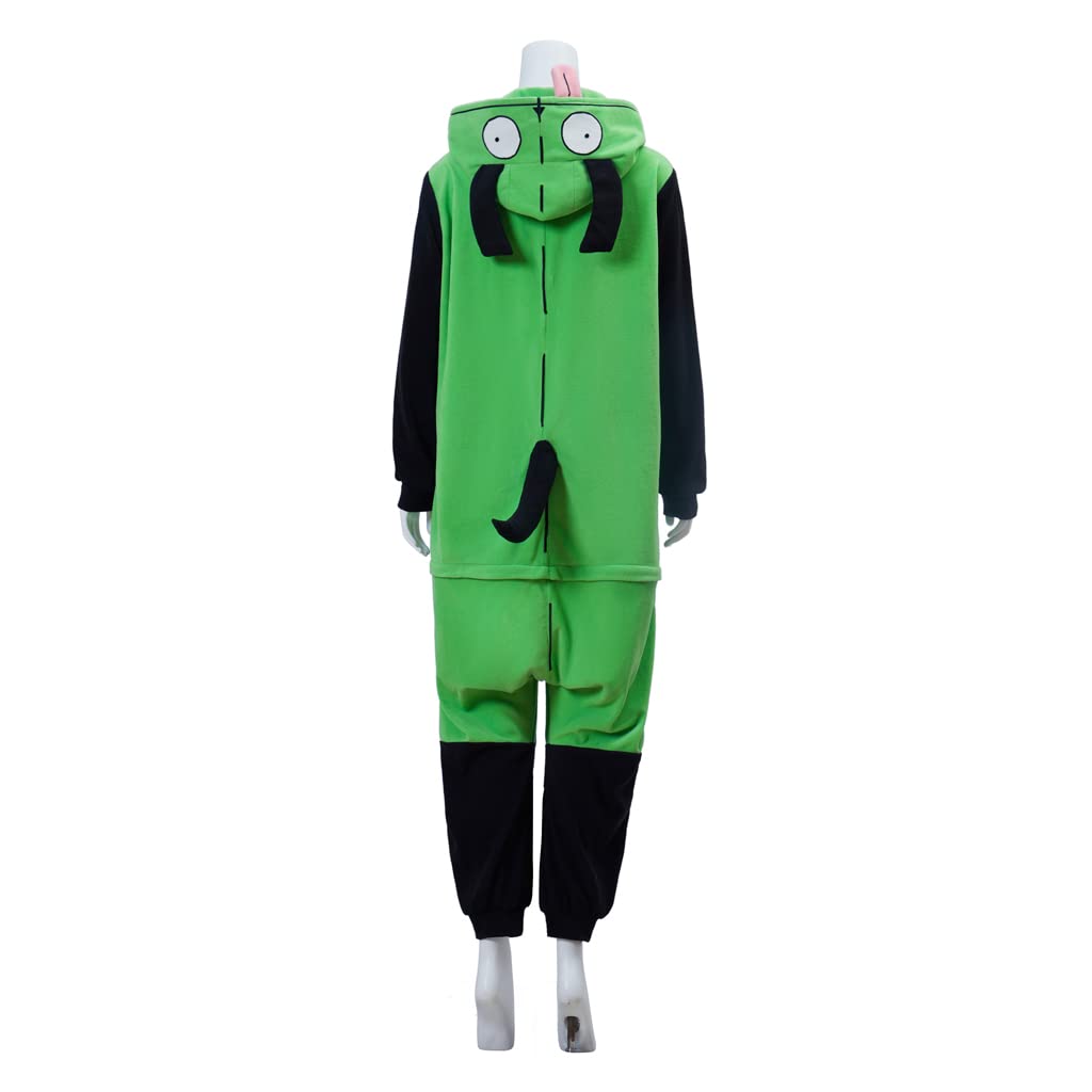 Invader Cosplay Zim Costume Gir Onesie Pajamas Animal Sleepwear (as1, alpha, m, regular, regular, Jack Skellington)
