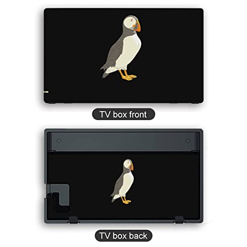 Puffin Bird Decal Stickers Cover Set Full Wrap Skin for Switch Protection Faceplate Sticker for Switch