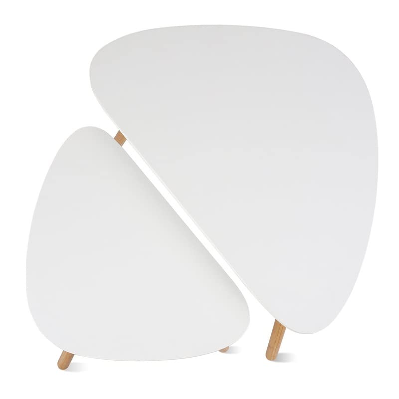 WXBDD Coffee Tables Set of 2 Living Room End Table Sofa Triangle Decor Side Tea Table Furniture for Home Office
