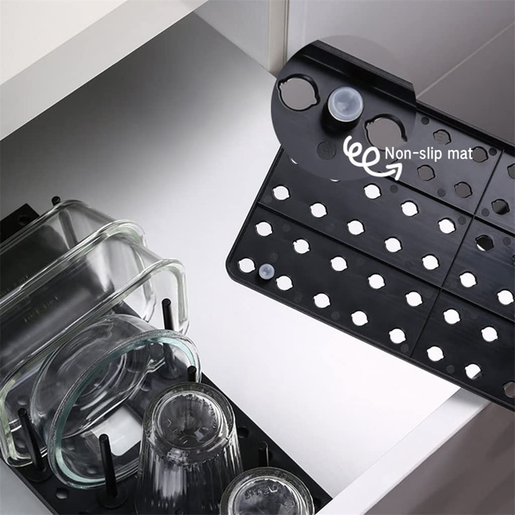 IULJH Kitchen Organizer Pot Lid Rack Stainless Steel Spoon Holder Pot Lid Shelf Cooking Dish Rack Pan Cover Stand Kitchen Accessories