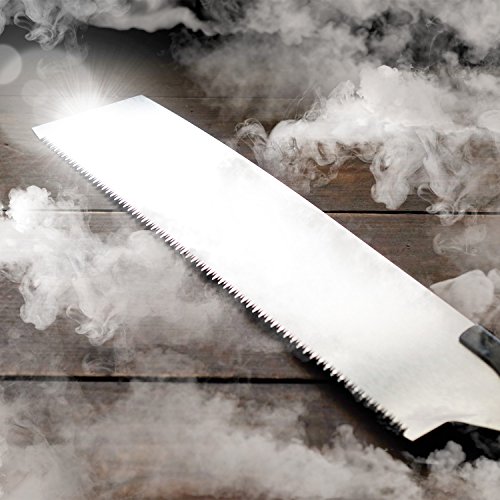 SUIZAN Japanese Hand Saw 10.5 Inch Kataba Single Edge Pull Saw for Woodworking Tools Gifts