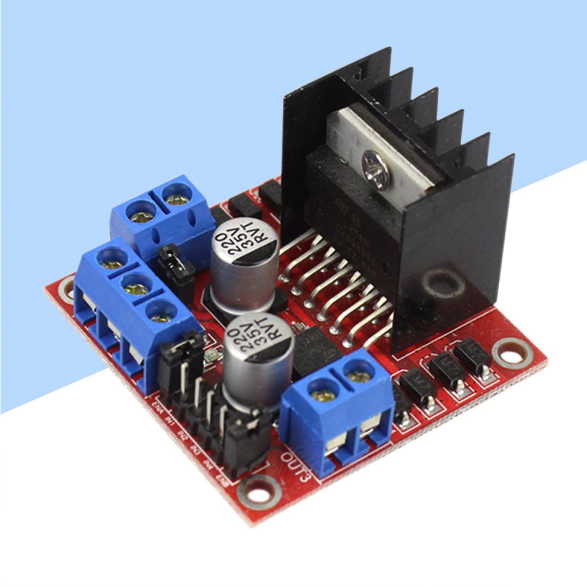 VILLCASE h Bridge Power Bridge 205 Microstepping Electromagnet Kit Dual h Bridge Controller Board Sfp Module Stepper Driver Moter Driver Board M Drive Module Car Dc Motor