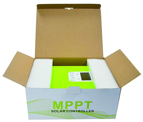 SUNNYSKY Solar MPPT Solar Charge Controller 12V/24V/48V 60A Solar Charge Controller for Lithium Battery and Lead-Acid Batteries with Intelligent LCD Display