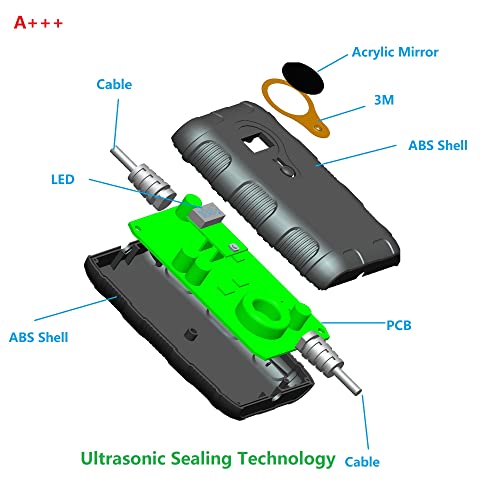 Smart DC Charge Converter Cigarette Lighter to DC8mm Waterproof IP65 to Safely and Efficiently Charge Lithium Battery Portable Power Station Laptop Mobile Phone CPAP with 15A Fuse