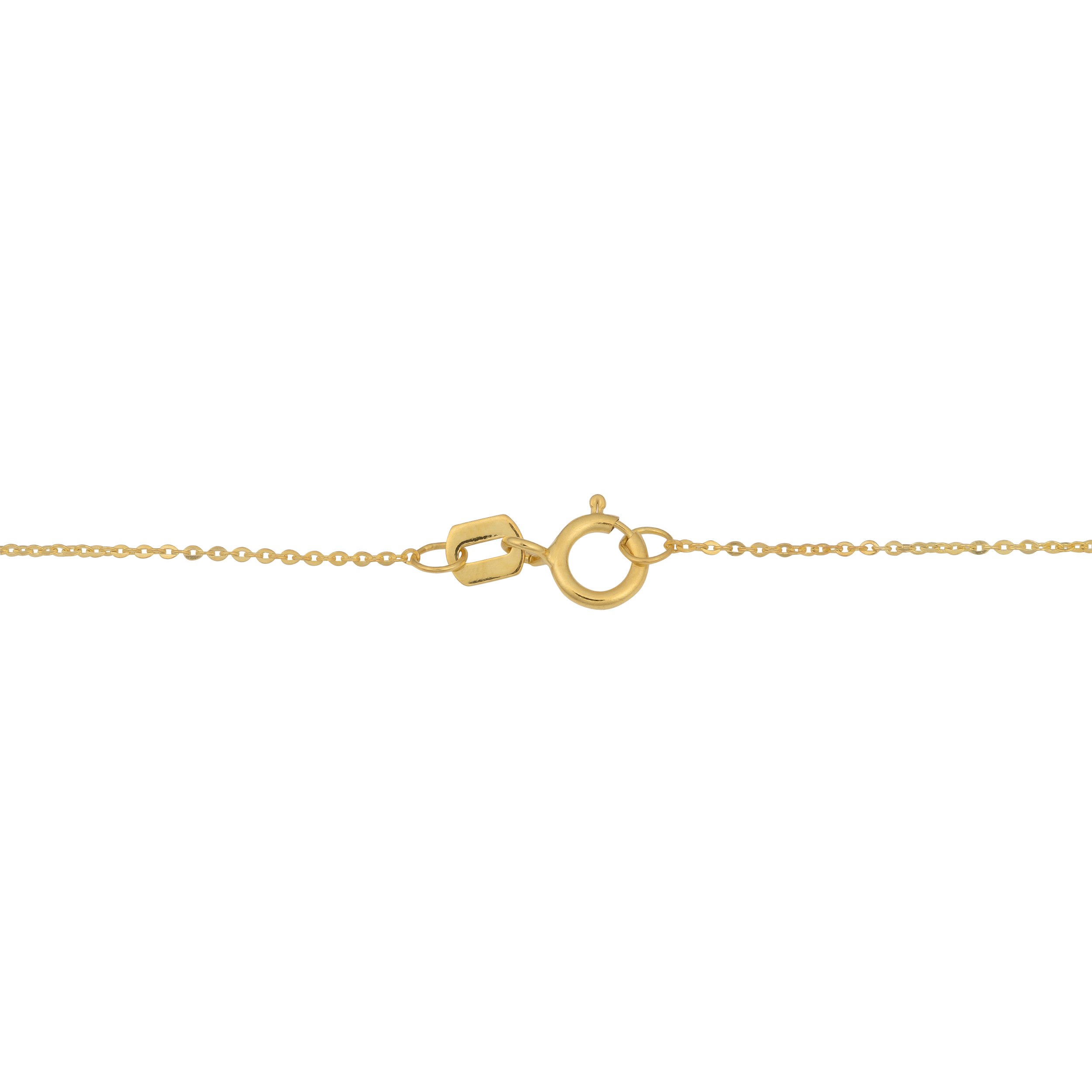 Kooljewelry 10k Yellow Gold Heart Necklace (18 inch)