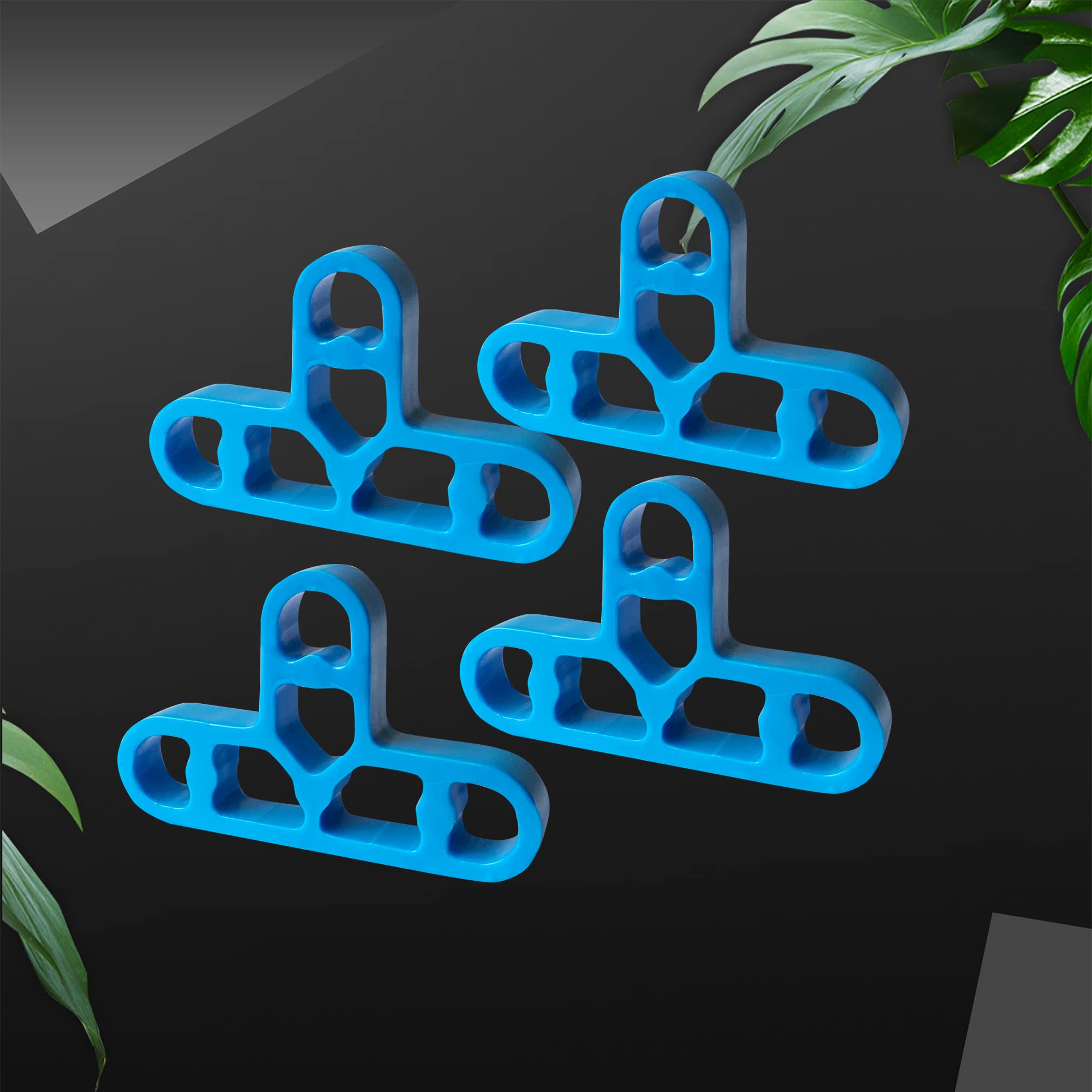 JINYO 3/8 inch 100pcs 10mm Bricklaying Spacer Tile Spacer Blue Color Tile Leveling Clips Masonry Paving Spacer Mortar Pointing Spacer Glass Window Spacer Bathroom Ceramic Spacer