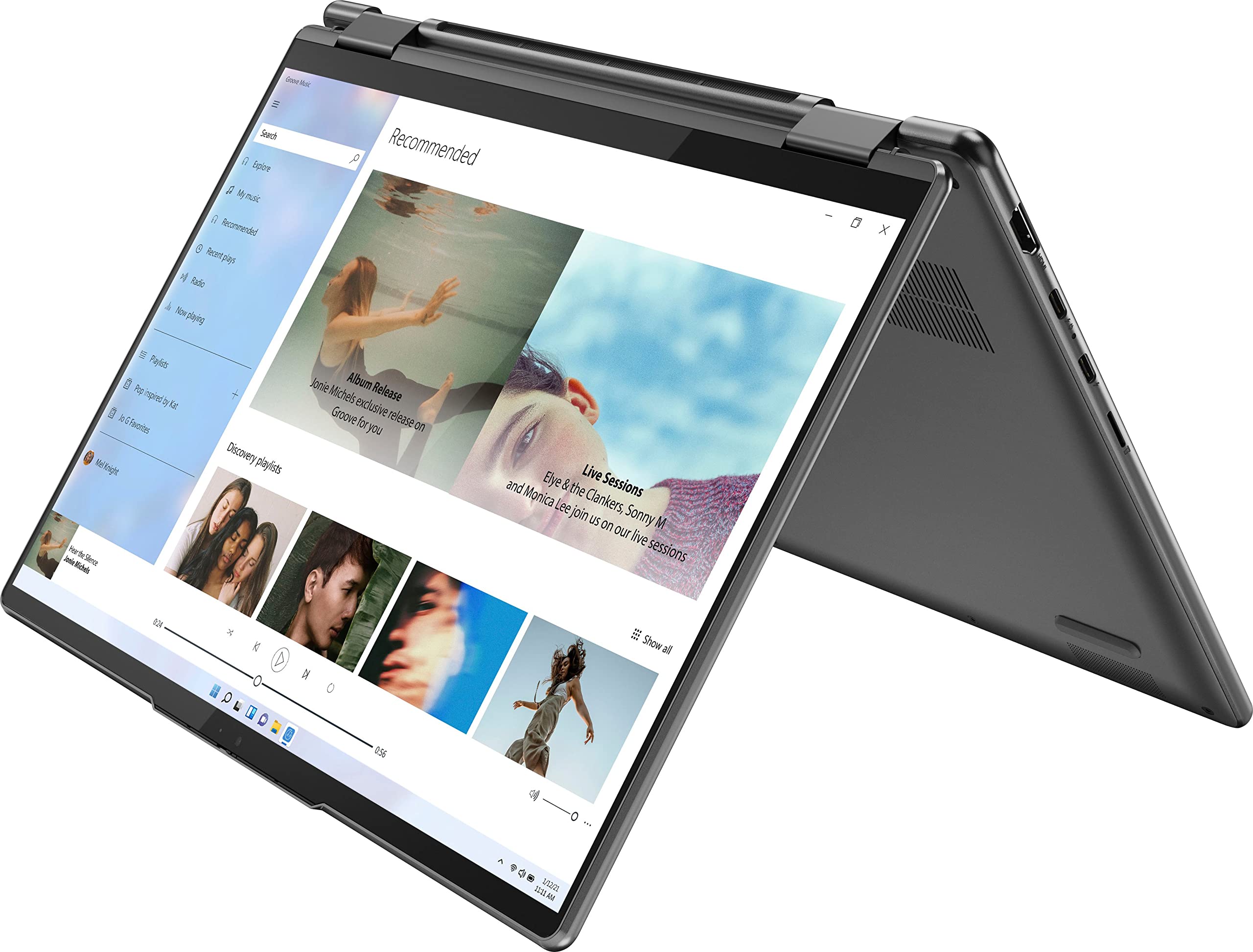 Lenovo Yoga 7i 2-in-1 Laptop, 14" 2.2K Touchscreen, Intel 12th Evo Platform 10-Core i5-1235U, 8GB LPDDR5 RAM, 512GB SSD, Intel Iris Xe Graphics, Thunderbolt, Backlit KB, FP, Win11 H, W/Stylus Pen
