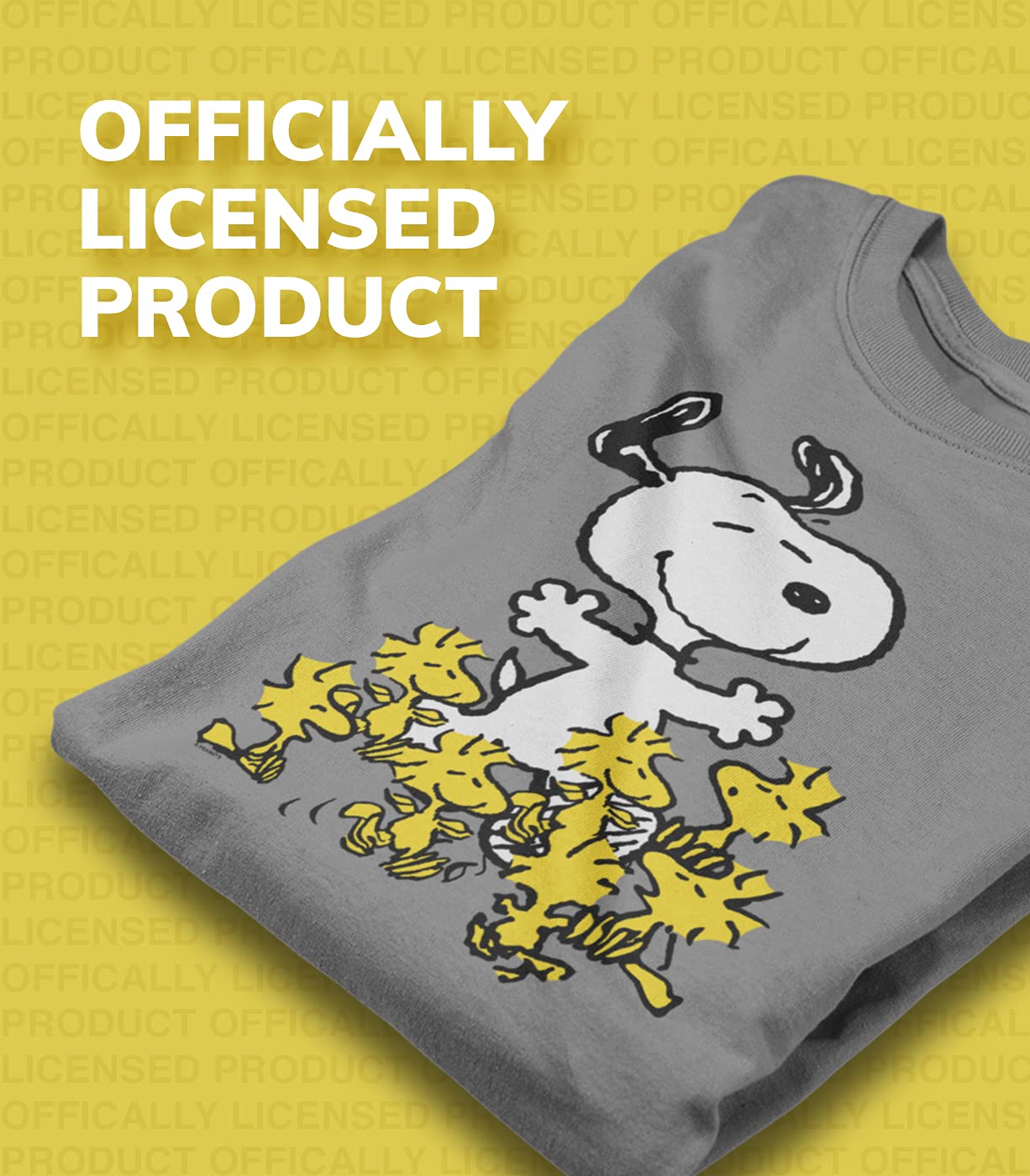 Peanuts HYBRID APPAREL Boo Snoopy Scared - Toddler And Youth Crewneck Fleece Sweatshirt - Size X-Large Navy