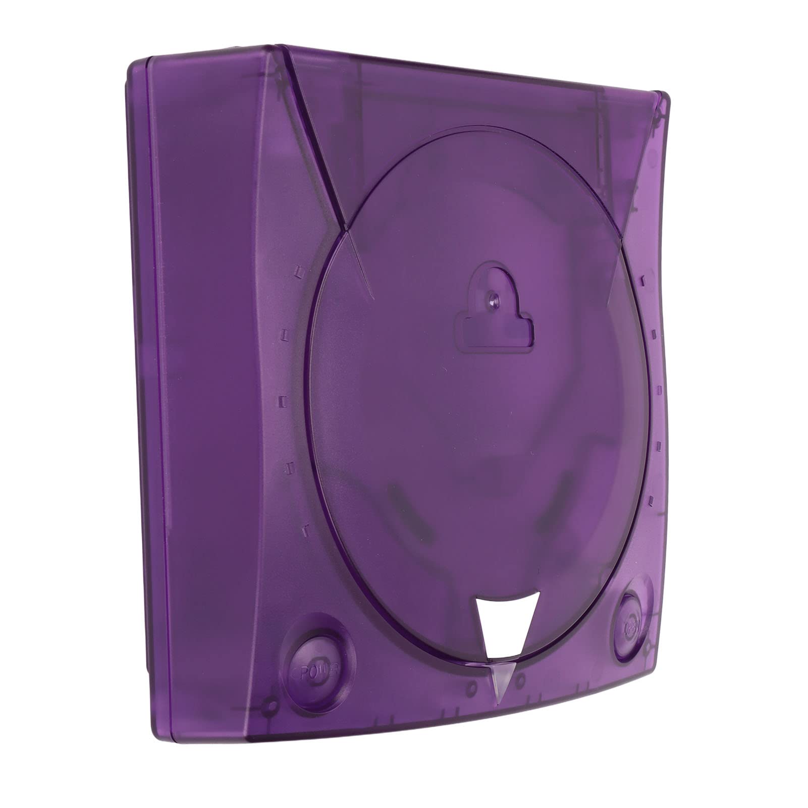 Protective Case, ABS Transparent Purple Good Replacement Translucent Case for SEGA Dreamcast DC