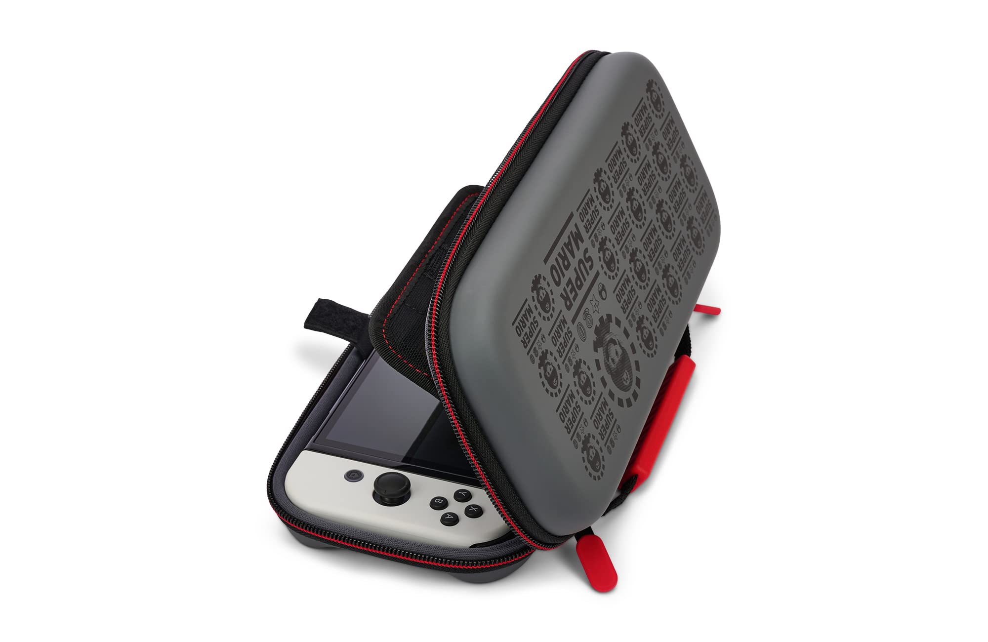PowerA Protection Case for Nintendo Switch - OLED Model, Nintendo Switch or Nintendo Switch Lite - Super Mario Black, Protective Case, Gaming Case, Console Case, Accessories, Storage, Officially licensed