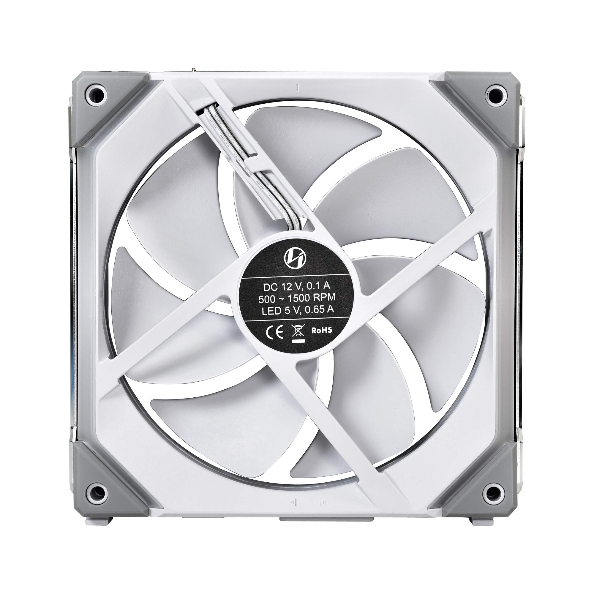 Lian Li UNI Fan SL140 Single Pack White Without Controller (Compatible with SL120 3 Pack or SL140 2 Pack only) (SL140-1 White Cooler)