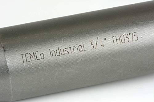 TEMCo TH0375- SDS MAX shank 3/4" Bore Forged Ground Rod Driver will drive both 5/8 inch & ¾ inch Ground Rods