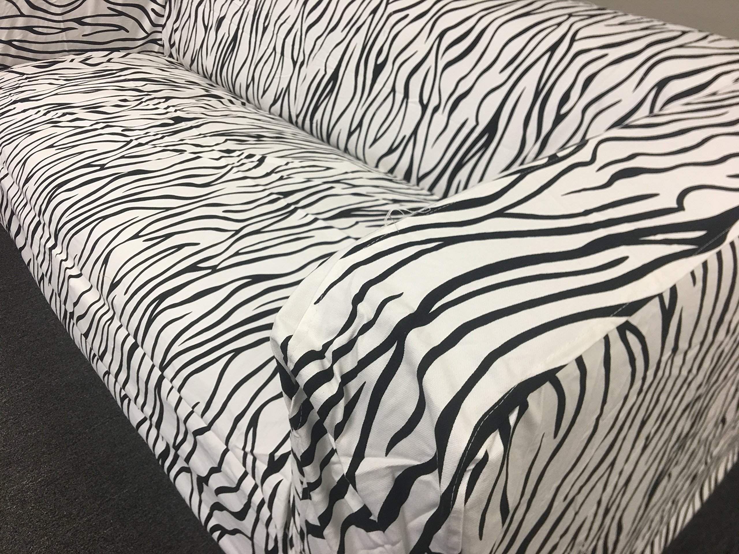 KAO Mart Removable Sofa Slipcover Cover Fits Only for IKEA Klippan Sofa Zebra Animal Print