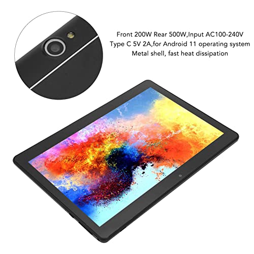 Pomya 10 Inch 1.6 GHz Octa Core Tablet, 1960X1080 HD IPS Calling Tablet with Dual Camera for Android 11, 2GB 32GB Memory Dual Cards Dual Standby Tablet(#1)