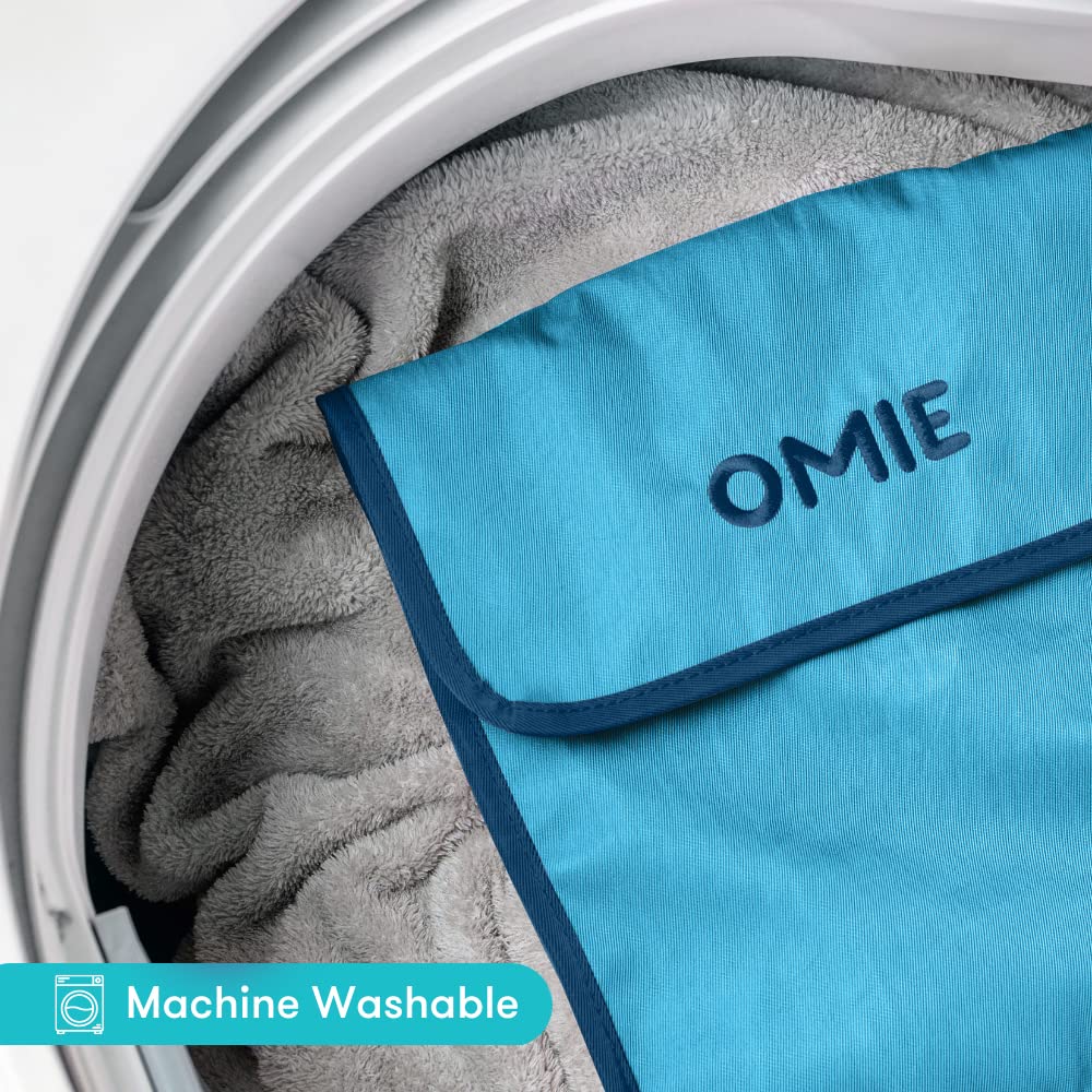 OmieBox Lunch Bag - Washable, Foldable, Durable, WaterResistant Fabric with Interior Pocket and External Bottle Holder.