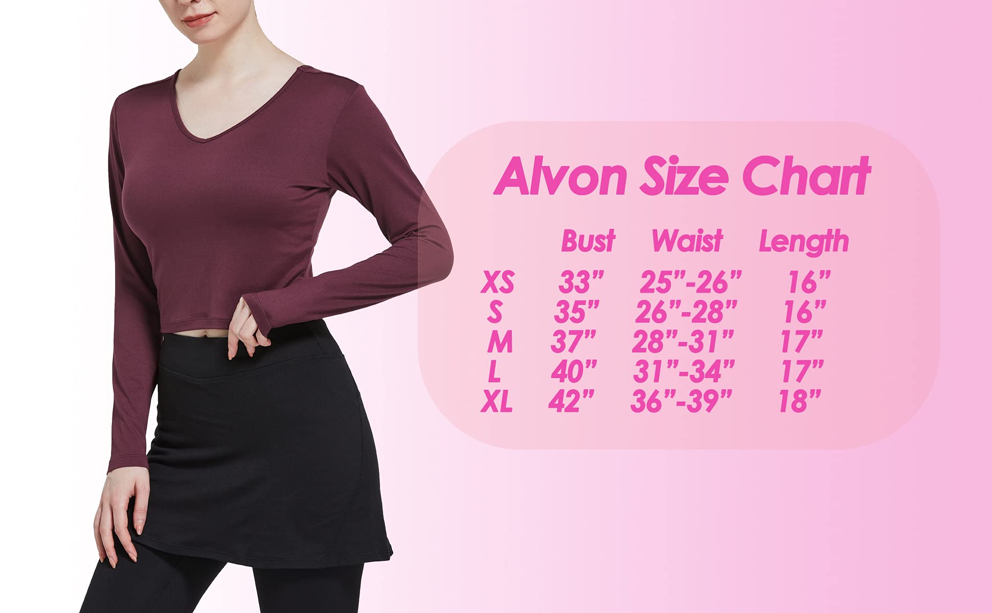 Long Sleeve Athletic Crop Top Sweatshirt for Women Cropped Gym Tops Basic Long Sleeve V Neck Tees Reversible Yoga Shirts Fitted Slim Black S