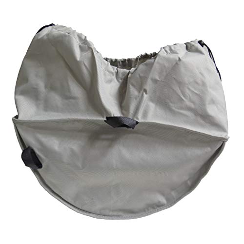Large Under Seat Storage Basket Bag for Toys, Bottles, Diaper Bag, Compatible with Bugaboo Cameleon 1,2,3 and Frog Baby Child Strollers Prams Pushchairs (Gray, with Insert)