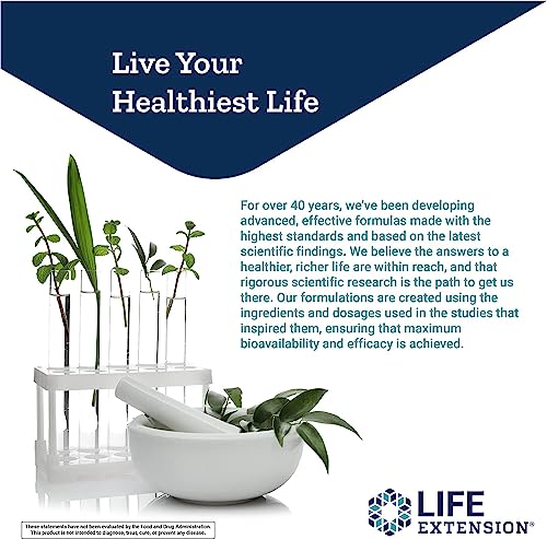 Life Extension Youthful Legs - Healthy Vein and Leg Support Supplement for Women - Advanced Formula For Circulation in Leg Veins- Non-GMO, Gluten-Free - 60 Counts