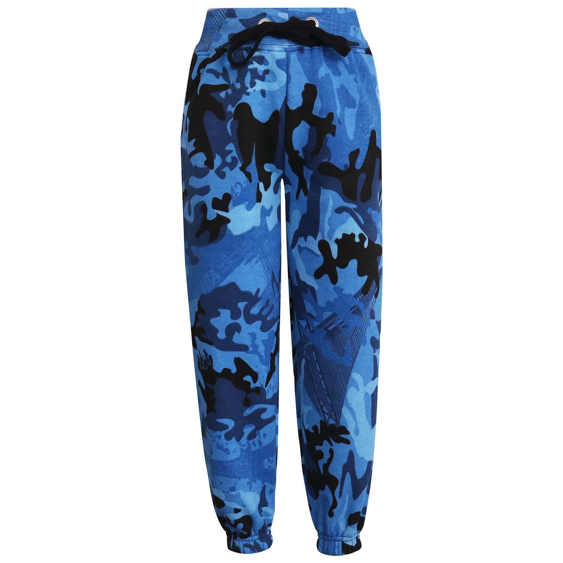 Kids Girls Boys Plain Tracksuit Hooded Hoodie Bottom Jog Suit Joggers 5-13 Years