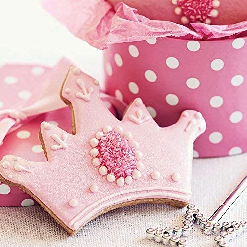 Princess Cookie Cutters 3-Pc Set Made in USA by Ann Clark, Crown, Glass Slipper, Dress