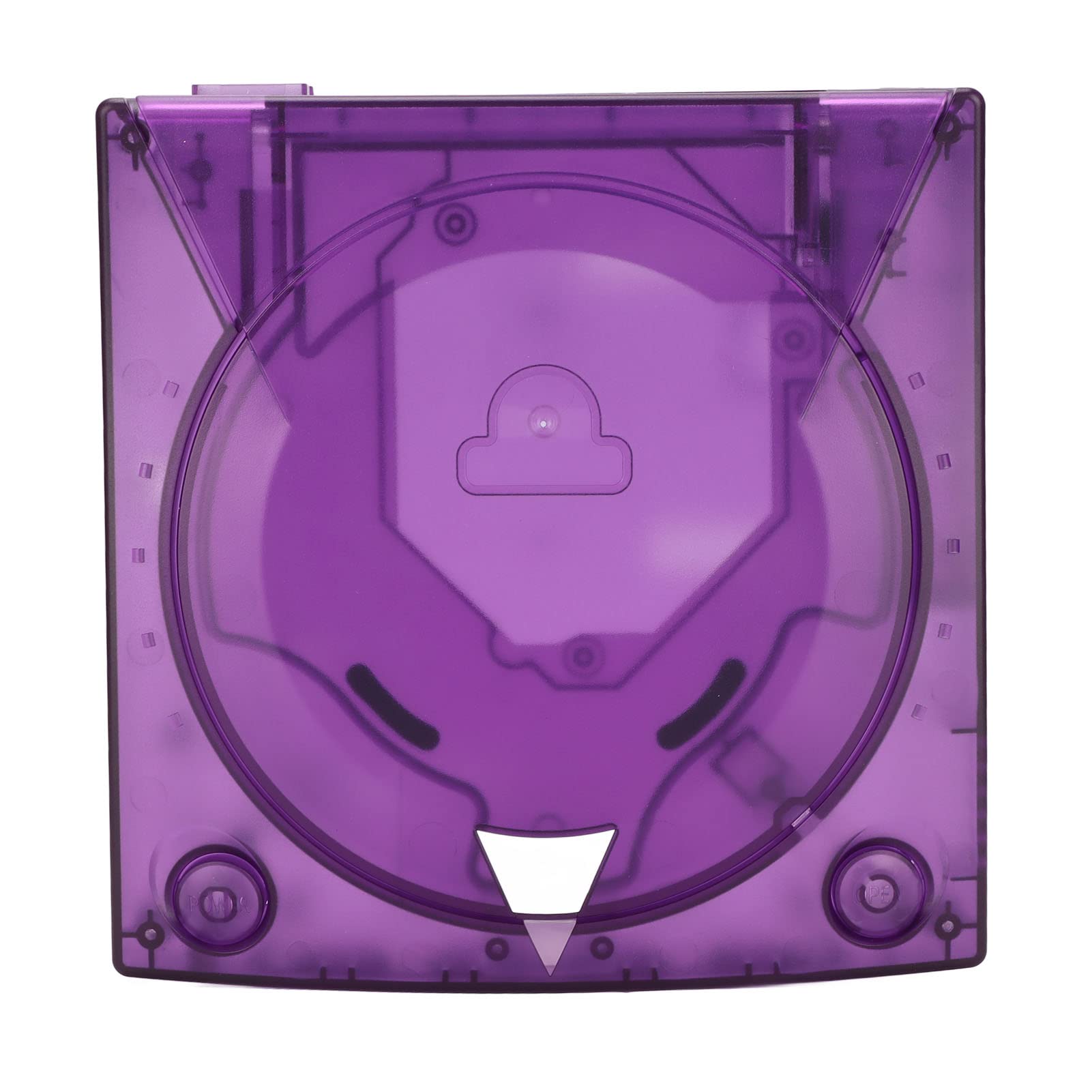 Protective Case Good Replacement Transparent Purple Clear Case for Dreamcast DC