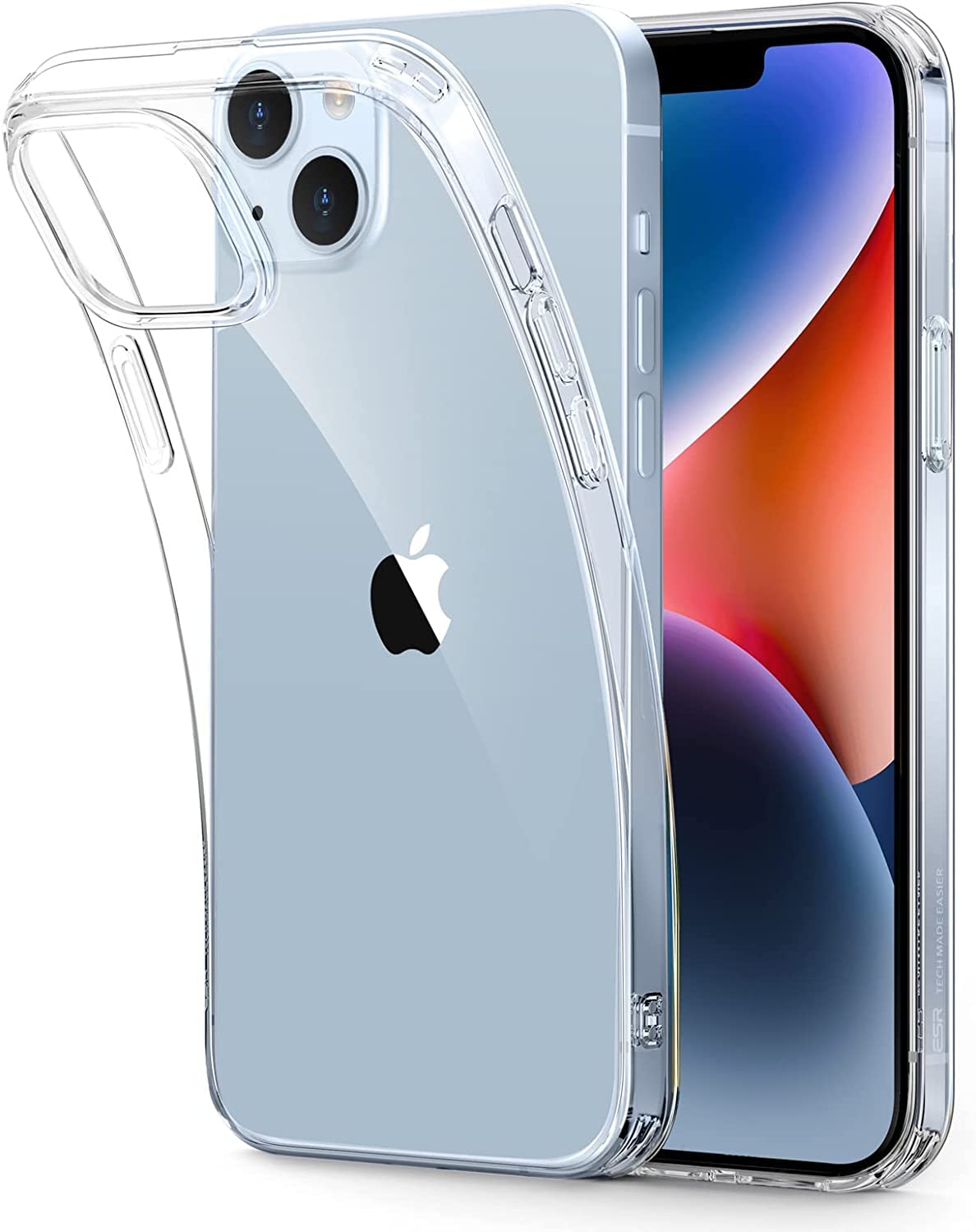 iPhone 14 Pro Clear Case. Transparent Hybrid Acrylic Protective Cover Phone Cases for iPhone 14 pro. Screen Size (6.1) iPhone Clear case