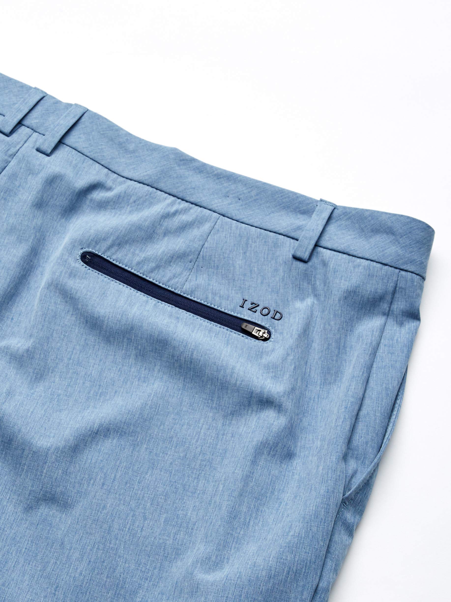 IZOD Men's Big and Tall Perfromance Solid Hybrid Short, Moonlight Blue, 52