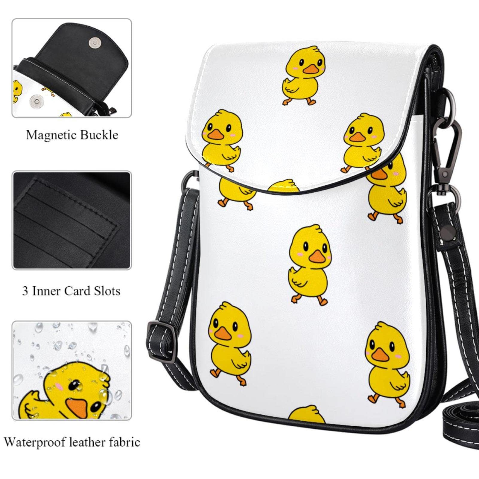 Small Crossbody Bag Lovely Duck Cell Phone Purse Wallet